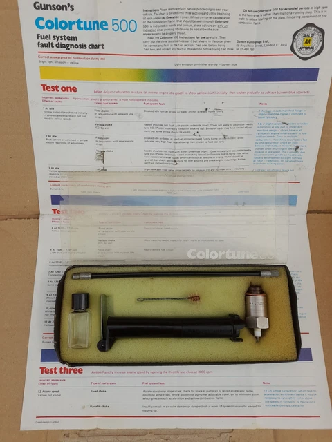 GUNSONS COLORTUNE 500 COMPLETE WITH CHART $58.42 - PicClick