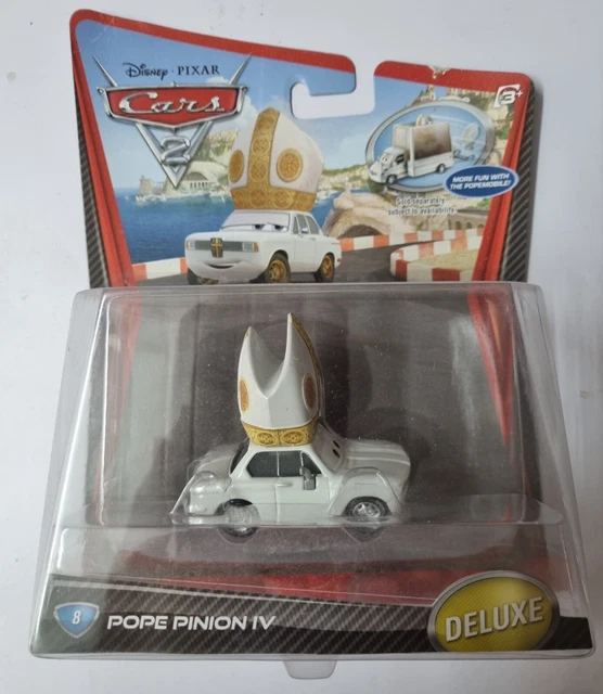 DISNEY PIXAR CARS 2 #9 POPE PINION IV - Deluxe - BNIP - VERY RARE $69. ...
