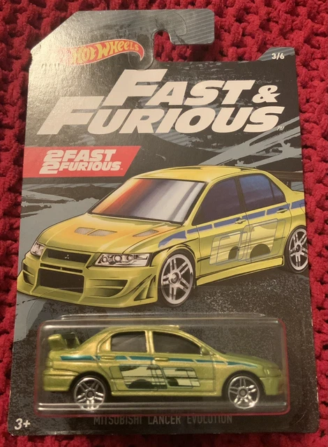 HOT WHEELS FAST & Furious Mitsubishi Lancer Evolution 3/6, Green EUR 10 ... HOT WHEELS FAST & Furious Mitsubishi Lancer Evolution 3/6, Green EUR 10 ...