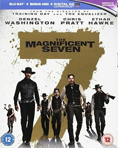 THE MAGNIFICENT SEVEN Blu-ray (2017) Denzel Washington Quality ...