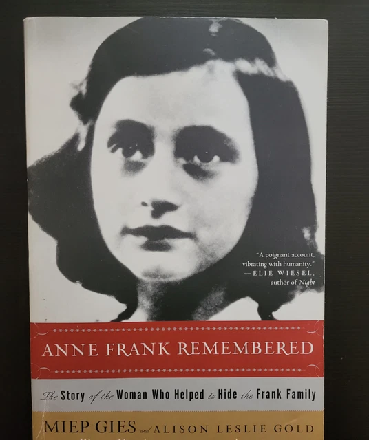 MIEP GIES SIGNED BOOK !! Anne Frank Remembered SOFTBACK SCARCE ...