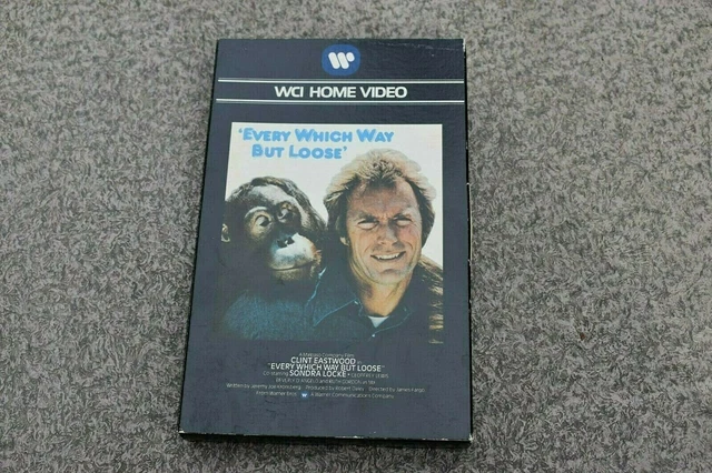 WARNER HOME VIDEO Vhs Big Box Vhs "Every Which Way But Loose" 1980 Euc ...
