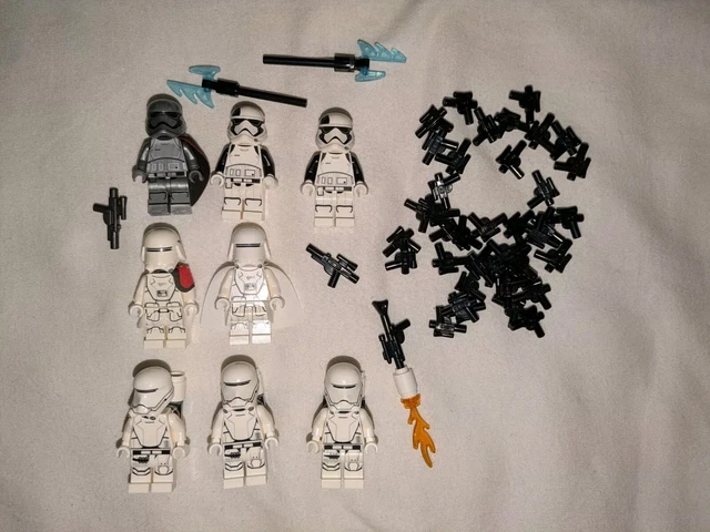 LEGO STAR WARS minifigures bundle Captain Phasma, flame trooper, first ...