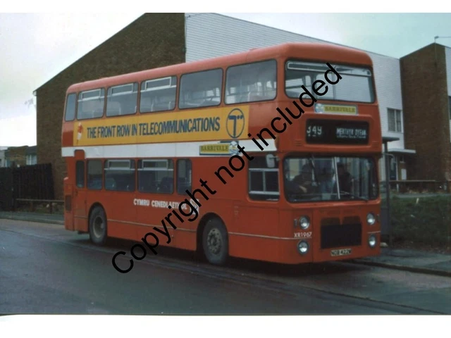 BUS PHOTO: NATIONAL Welsh Bristol Vrt Xr1967 Nob422M £1.00 - PicClick UK