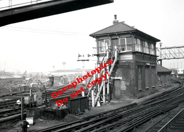 B&W TRAIN / Railway Negative (6x4cm) E.L Up Junction Signal Box £7.16 - PicClick UK