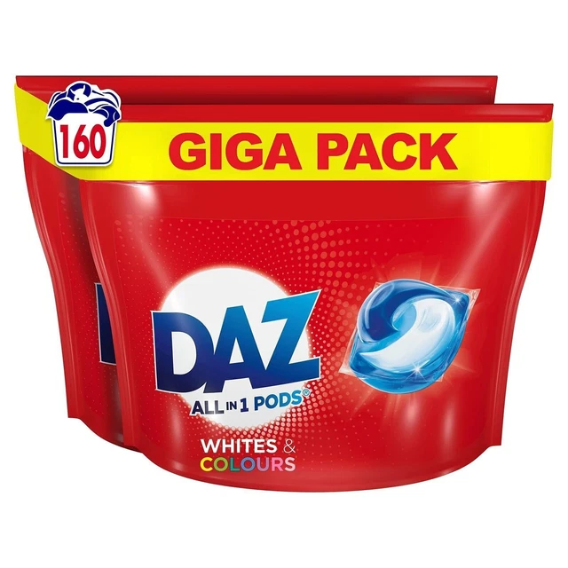 (D)DAZ ALL-IN-1 PODS Washing Liquid Laundry Detergent Tablets ...