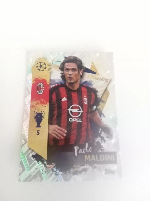 FIGURINA CALCIATORI TOPPS Champions 2023 Paolo Maldini EUR 2,99 - PicClick IT