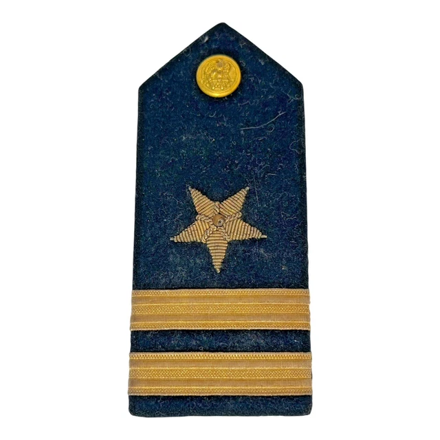 WWII USN NAVY Lieutenant Shoulder Board Viking Hilborn Hamburger NY ...