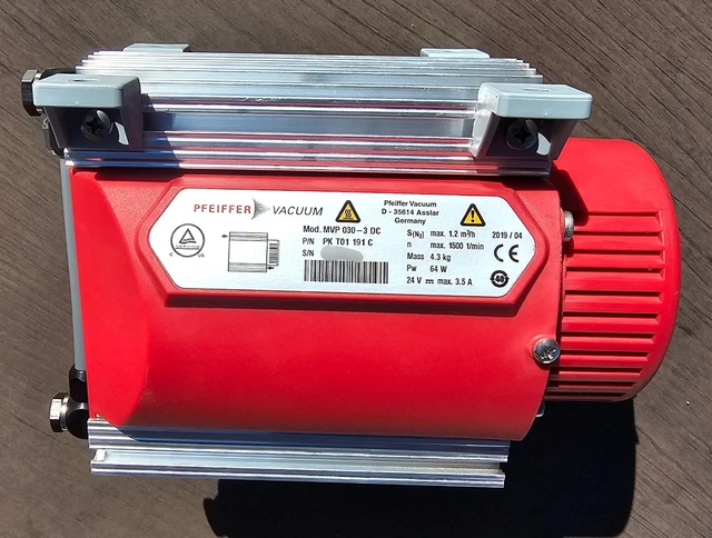 PFEIFFER VAKUUMPUMPE MVP 030-3DC, PK T01 191 C, PKT01191C, dry vacuum ...