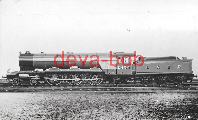 RAILWAY PHOTO LNER A2 2404 City of Ripon NER Pacific Loco Gresley ...