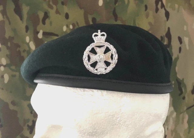 ROYAL GREEN JACKETS Beret & Metal Cap Badge Rgj £27.99 - PicClick UK