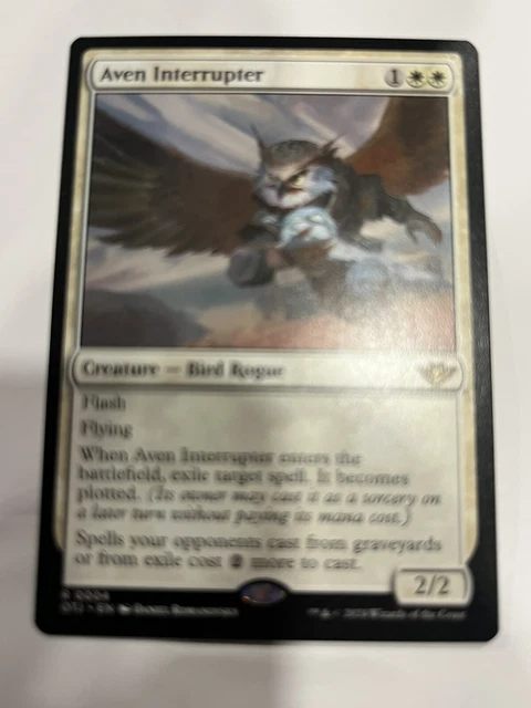 AVEN INTERRUPTER, OUTLAWS of Thunder Junction, MTG nuovo/m EUR 5,50 ...