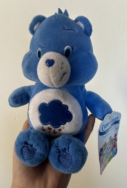 CARE BEAR BLUE Grumpy Bear Rain Storm Cloud Plush Cuddly Soft Toy 2014 ...