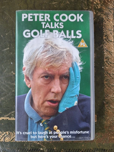 PETER COOK TALKS Golf Balls On VHS Video Cassette Tape, Mint Unused ...