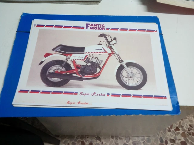 PLAKAT WERBUNG FANTIC Motor Super Rocket Letzte Serie (Kopie Nach ...