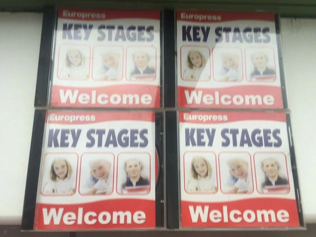 QTY 4 KEY Stage 2-3 PC CD Roms Age 9 -11 Science,Maths & English ...