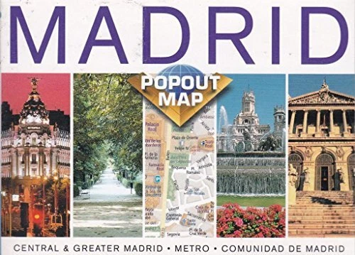 MADRID (POPOUT MAPS) par Compass cartes feuille de carte livre la ...