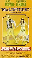 MCLINTOCK! (JOHN WAYNE Estate Authorized Edition) [VHS] VHS Tape ...