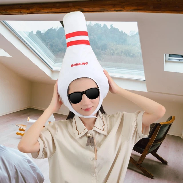 BOWLING PIN HAT Cute Photo Prop Headwear for Masquerade Carnival ...