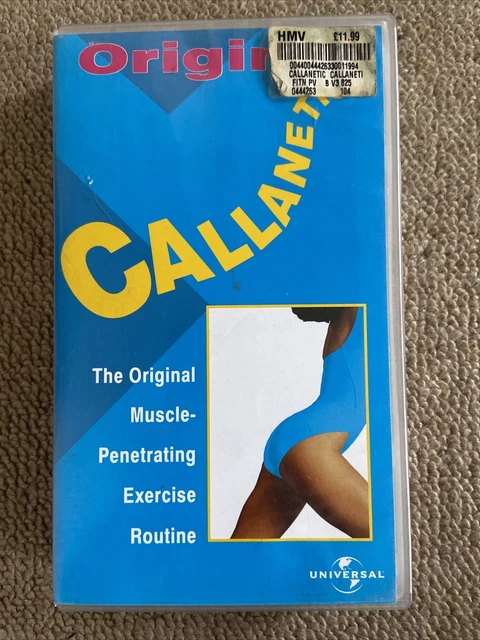 CALLANETICS ORIGINAL VHS Video Exercise Fitness 1986 Callan Pinckney £3 ...