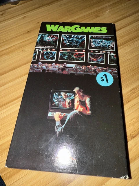 WARGAMES VHS TAPE 1983 Matthew Broderick MGM/UA Home Video Classic Sci ...