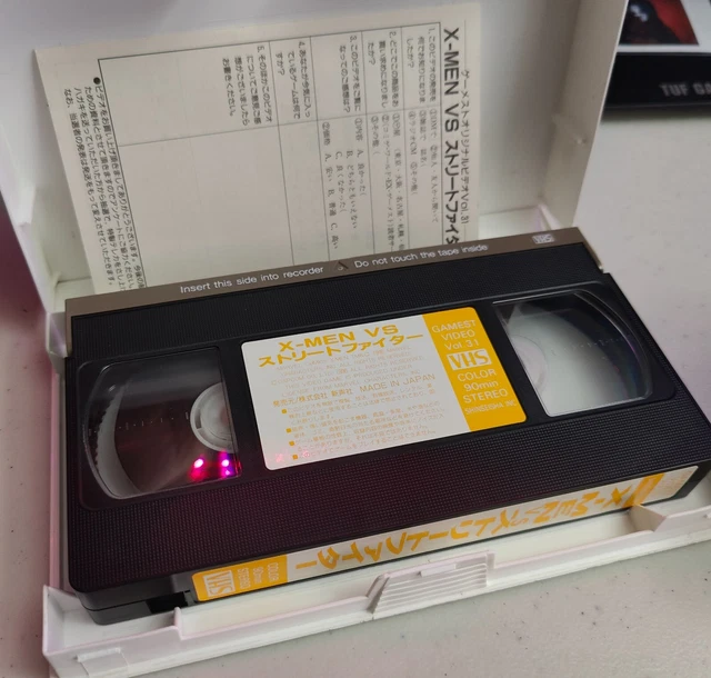 X-MEN VS STREET Fighter Gamest VHS 1996 Capcom Arcade Game Gameplay 90s NTSC $100.00 - PicClick CA