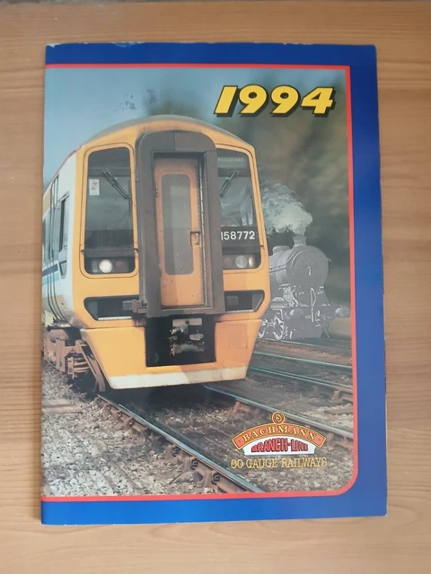 BACHMANN BRANCH LINE 1994 00 gauge model railways catalogue £7.99 ...
