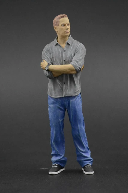 BRIAN O'CONNER (PAUL Walker) Fast & Furious Figure pour 1:18 BMW Kyosho ...