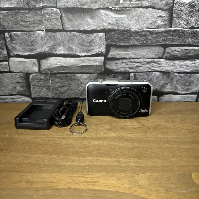 CANON POWERSHOT SX230 HS 12.1 MP Compact Digital Camera + Charger ...