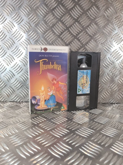 THUMBELINA VHS ~ Collectable 1995 Classic Don Bluth Movie Video Tape ...