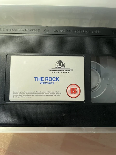 THE ROCK (VHS, 1997) Nicolas Cage/Sean Connery cassette tape £2.24 ...