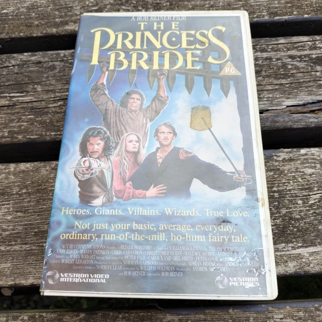 THE PRINCESS BRIDE Big Box Ex Rental VHS Tape Retro Vintage Vestron ...
