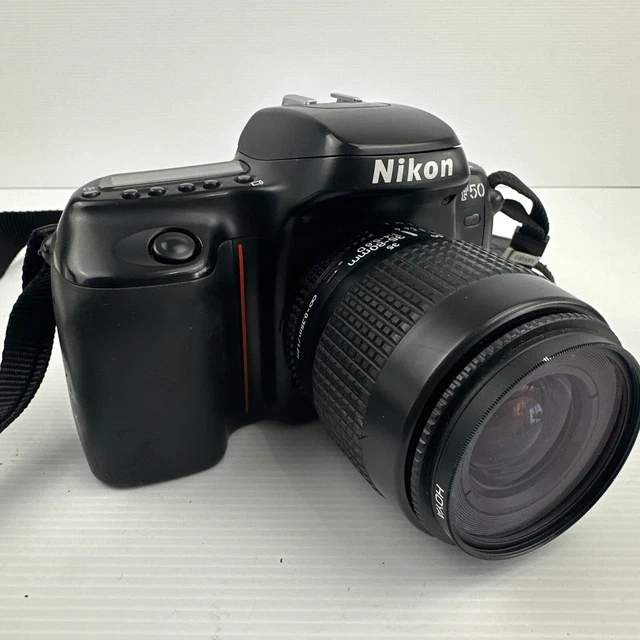 NIKON F50 SLR Film Camera + Nikkor AF 35-80 mm 1:4-5.6D Lens Untested ...