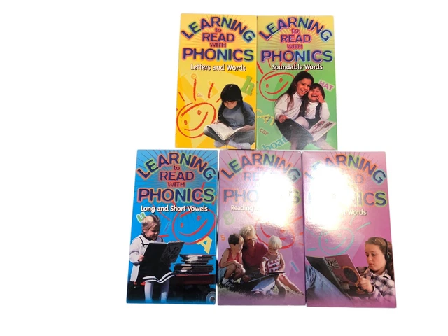 LEARN TO READ With Phonics (VHS, 2002) Young Parents' Home Schooling 5 ...