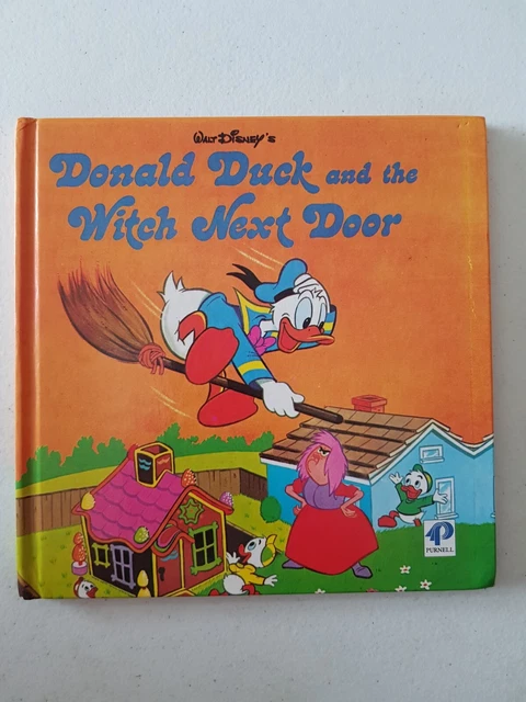 BOOK - WALT Disney's Donald Duck And The Witch Next Door 1984 HC ...