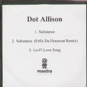DOT ALLISON SUBSTANCE CDr UK Mantra acetate promo in company sleeve ...