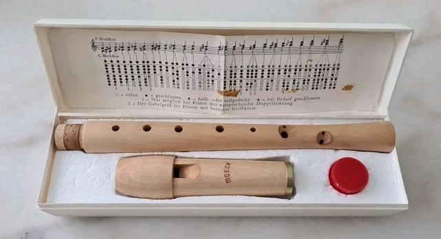 VINTAGE MOECK FLAUTO Dolce Tuju Wood Recorder £31.91 - PicClick UK