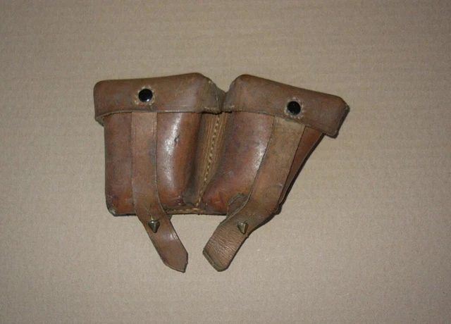 ORIGINAL BULGARIAN GERMAN Ally WWII Steyr Mannlicher M95 Leather Ammo ...