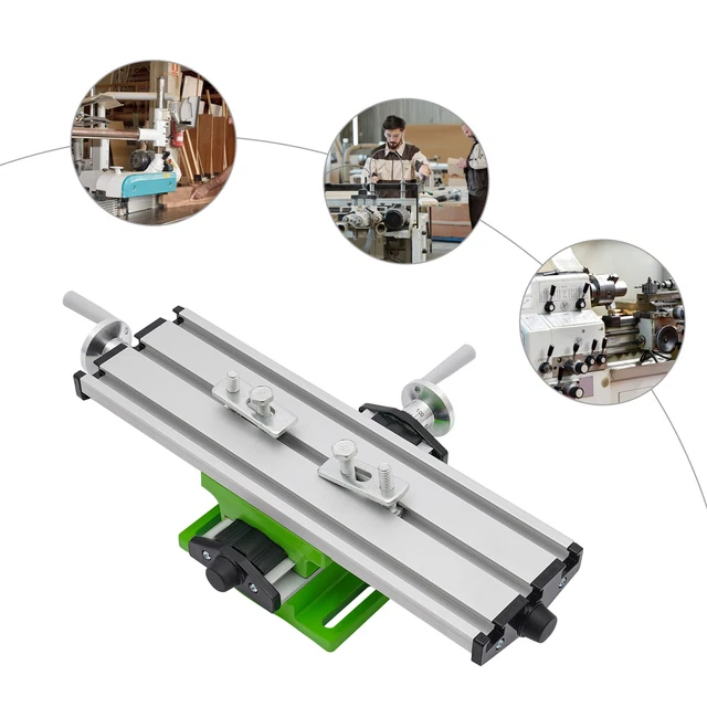 2 AXIS CROSS Slide Compound Bench Drill Vise Multifunction Milling ...