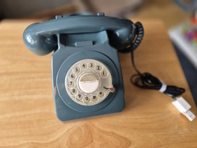 GPO 746 ROTARY 1970s-Style Retro Landline Telephone, Classic Telephone ...