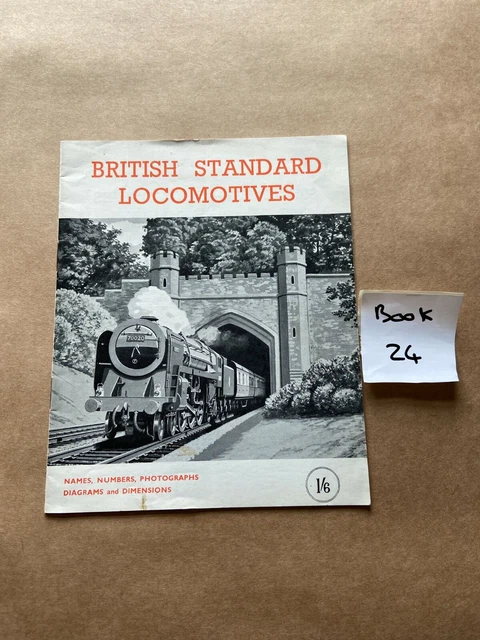BRITISH STANDARD LOCOMOTIVES Names Numbers Photographs Railway Book ...