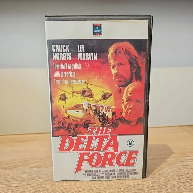 THE DELTA FORCE VHS Chuck Norris TESTED $18.00 - PicClick AU