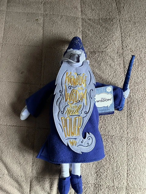 DISNEY STORE MERLIN Soft Toy. Wisdom 9 of 12 Plush. New with Tag. UK ...