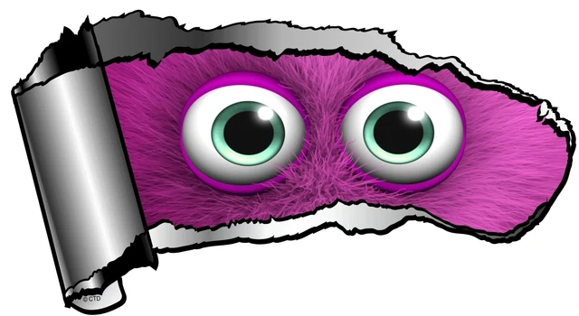 GRANDE RASGADO ABIERTO Gash Desgarrado Metal Con Lindo Rosa Mirón ...