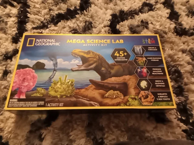 MEGA SCIENCE LAB Activity STEM Kit 45+experiments National Geographic ...