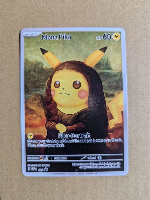 CARTE POKÉMON MONA Pika - Van Gogh SVP EN 085 POKEMON CARD FAN Cr EUR ...