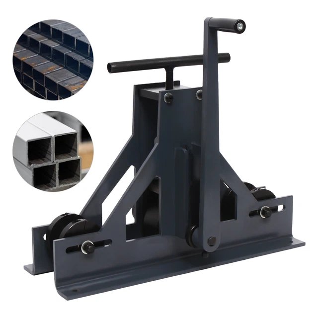 HEAVY DUTY TUBE Roll Roller Bender Rectangular Flat Round Bar Ring Box ...