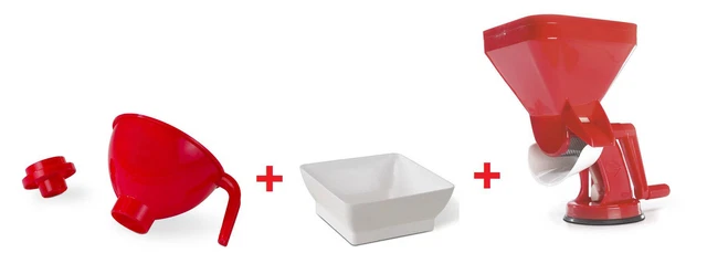 RIGAMONTI MASTER PRESSE-TOMATE Avec Cuve Et Entonnoir, pour Passé De ...