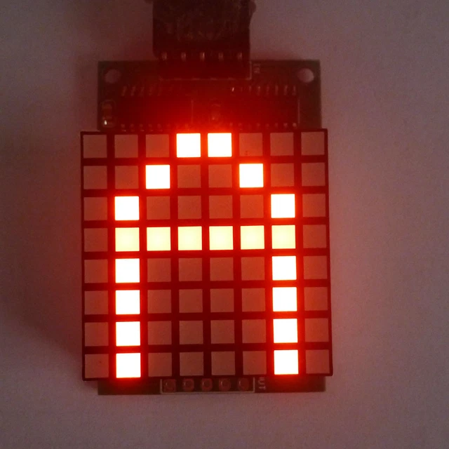 FOR ARDUNO DEMO code Square Matrix LED 8x8 Red Dot display Module for ...