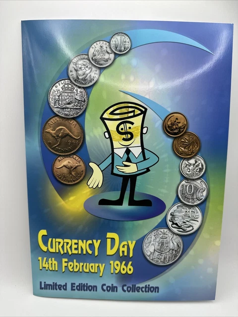 1966 CURRENCY Day Limited Edition Coin portfolio Sherwood Folder ...